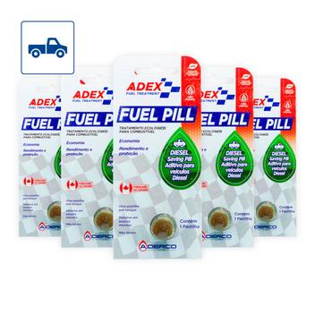 Kit 5 Un Aditivo Para Combustível DIESEL ADEX Pastilhas - ADERCO ...