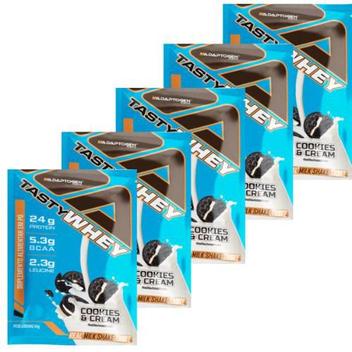 Kit 5 un Tasty Whey 3w Sachê de 34g Adaptogen - Cookies - Whey Protein ...