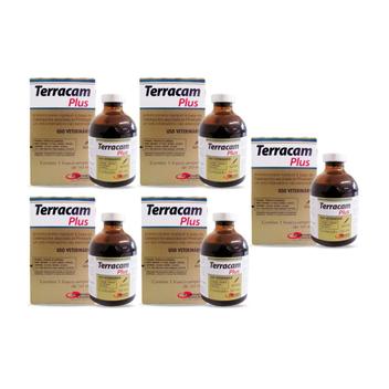 Kit 5 unidades - terracam plus inj 50ml - 000212 - Garrafa - Magazine Luiza
