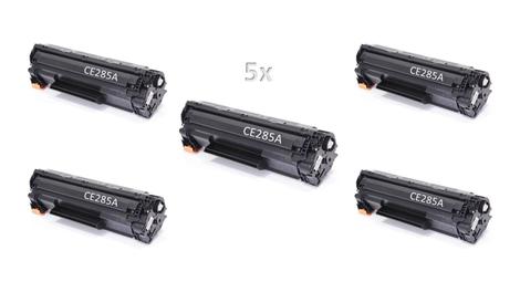 Kit 5 UNIDADES TONER 285A 85 PARA IMPRESSORA P1102 1102 P1102W 1102W ...