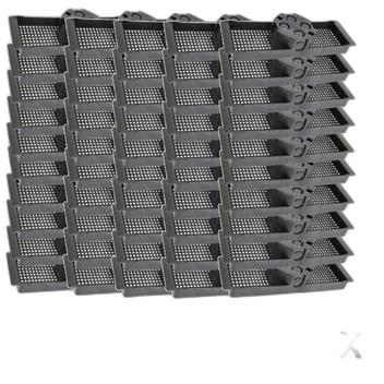 Kit 50 Caixa Luz Suporte Para Laje Octogonal 30Cm Tuboline - Caixa de ...