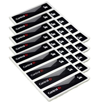 Kit 50 Tag Adesiva Etiqueta Rfid Uhf Control Id Para Veículo - Tag ...