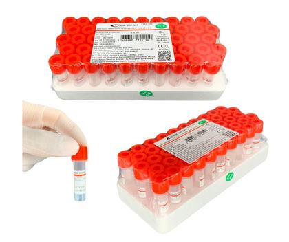Kit 500 Microtubo Tubo Coleta De Sangue Ativador Sem Aditivo - LABOR ...