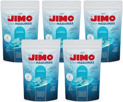 Kit 5un Lava-Máquinas Nova Fórmula 2x17g - JIMO - Detergente - Magazine Luiza