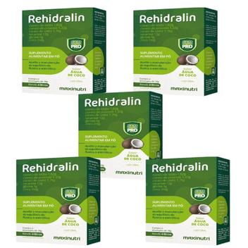 KIT 5X- REHIDRALIN PO AGUA DE COCO 28G - 4ENV Maxinutri - Kit de ...