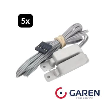 Kit 5x Sensor Fim De Curso Basculante 5 Vias 1,60m para Motor Portão ...