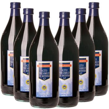 Kit 6 Aceto Balsamico Italiano Modena Italiano Paganini 1L - Alimentos ...