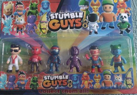 Kit 6 Bonecos Jogo Stumble Guys Pvc Colecionável Resistente - CV ...