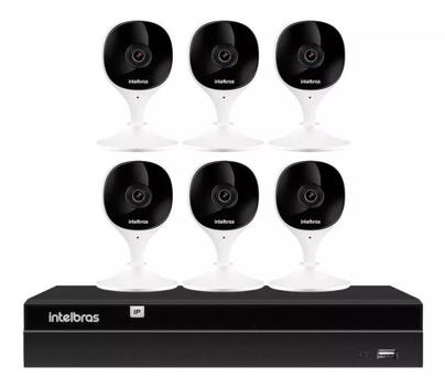 kit 6 Câmeras Mibo Wifi Imx C Full Hd 1080p Nvr 1408 Intelbras - Câmera ...