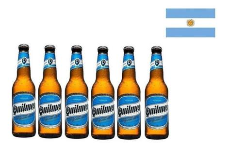 Kit 6 Cervejas Quilmes - Importada - 340Ml - Argentina - Cerveja ...