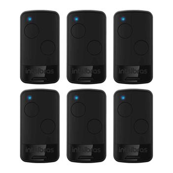 Kit 6 Controles Remoto EP02 de 2 botões para Automatizador de Portão ...