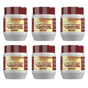 KIT 6 Creme Esfoliante Revitalizante Para Pés E Mãos Bio Instinto pote ...