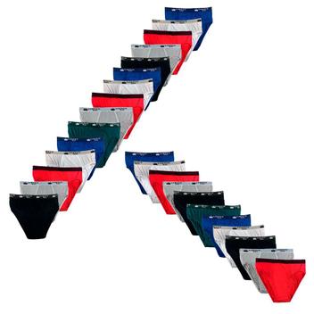 Kit 6 Cuecas Juvenil Infantil Menino Microfibra Elástico Exposto ...