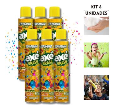 Kit 6 Espumas De Carnaval Spray Atacado Festa Diversão - NoBrand ...