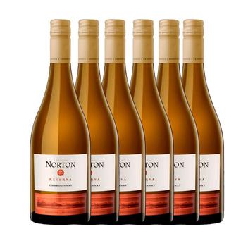Kit 6 Garrafas Vinho Argentino Norton Reserva Chardonnay 750ml - Vinho - Magazine Luiza