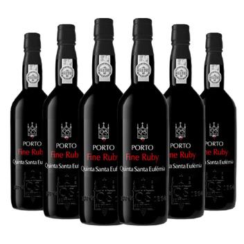 Kit 6 Garrafas Vinho do Porto Fine Ruby - Kit Divvino - Bebidas ...