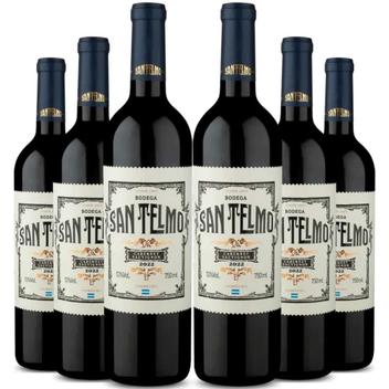 Kit 6 Garrafas Vinho Tinto San Telmo Cabernet Sauvignon 750ml - Bodega ...