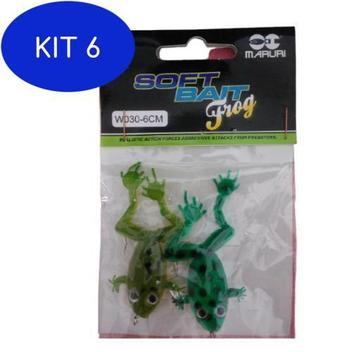 Kit 6 Isca Artificial Frog Perereca / Sapo Com 2 Unidades - Maruri ...