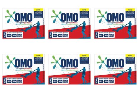 Kit 6 Lava-Roupas em Pó Lavagem Perfeita caixa 400g - Omo - Sabão em Pó - Magazine Luiza