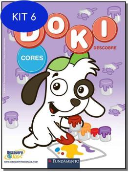 Kit 6 Livro Doki Descobre: Cores - Fundamento - Livros Didáticos - Magazine Luiza
