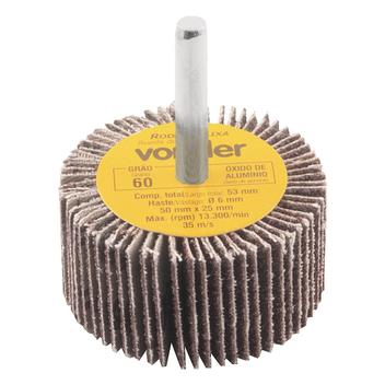 Kit 6 Lixas Circular Roda Pg 50 X 25mm Grão 060 - Vonder - Lixa para ...