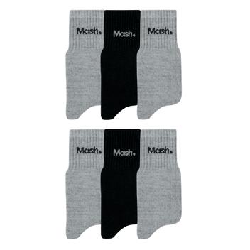 Kit 6 Meias Cano Medio Mash 202.05 - PT00 - Meia - Magazine Luiza