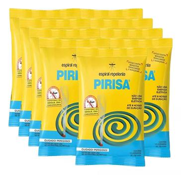 Kit 6 Pc Repelente 60 Espiral Eficaz Mosquitos Pernilongos - Pirisa ...