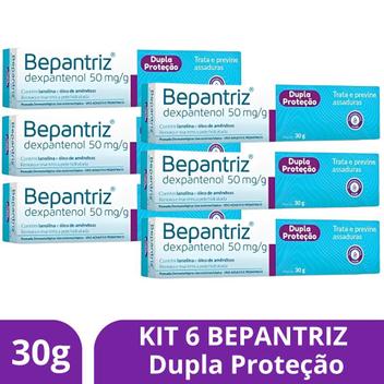 Kit 6 Pomada Bepantriz Dupla Proteção Dermo 30g - Cimed - Pomadas ...