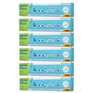 Kit 6 Pomadas Babymed Menino 45g Pomada Para Prevenir e Tratar ...