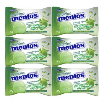 Kit 6 Sabonete Mentos Maçã Verde Sabão em Barra 80g Herbíssimo ...