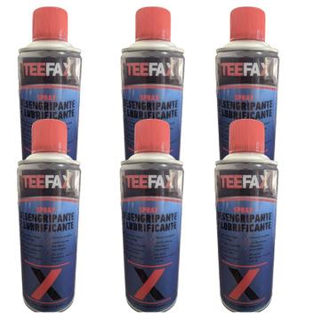 Kit 6 Spray Lubrificante Desengripante Teefax 230g limpa e lubrifica ...