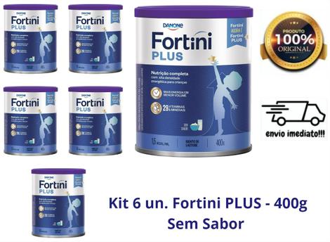 Kit 6 un. Fortini Plus Sem Sabor 400g - Danone - Complemento Alimentar ...