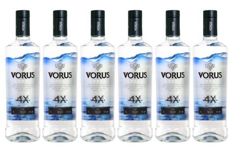 Kit 6 Un Vodka Vorus 1 L - Vodka - Magazine Luiza