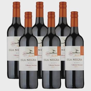 Kit 6 unidades vinho Chileno Isla Negra Cabernet Sauvignon - Vinho ...
