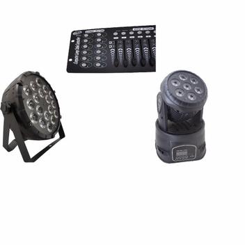 Kit 6Par Led Slim 18X12W Full+2 Mini Wash 7X12W Full+Dmx 512 - One ...