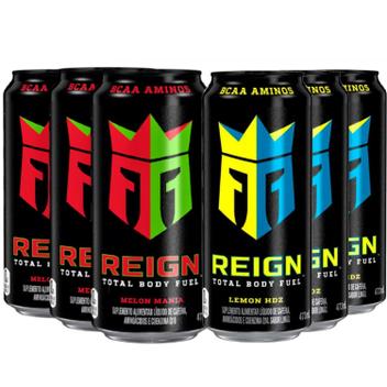 Kit 6und Energético Alta Perf. Reign Melon & Lemon Hdz 473ml - Bebida ...
