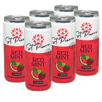 Kit 6Und Suplemento Alimentar St Pierre Zero Red Mint 310Ml - St ...