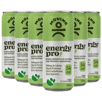 Kit 6Und Suplemento Moving Energy Pro Ice Tea Limão 310Ml - Bebida ...