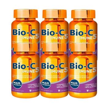 Kit 6x Bio-C Imune 5 Com 30 Comprimidos - União Química - Uniao Quimica ...