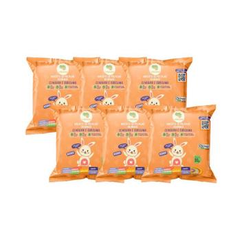 Kit 6X: Biscoito Polvilho Cenoura E Cúrcuma Vegano Orgânico - Crilancha - Snack Saudável / Snack ...