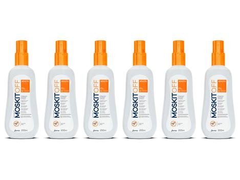 Kit 6x Repelente de Insetos Moskitoff Adulto Contra Mosquito da Dengue ...