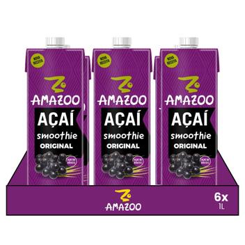 Kit 6x Smoothie de Açaí Tradicional Amazoo 1L - Alimentos Saudáveis ...