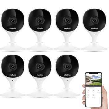 Kit 7 Câmeras WiFi Full HD Intelbras iMX C para Monitoramento Interno ...