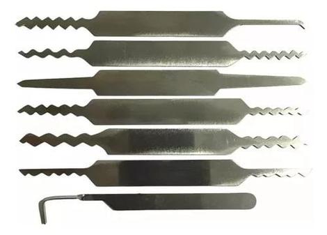 Kit 7 Chave Micha Chaveiro Residencial Automotivo Dois Lados - FERREIRA ...