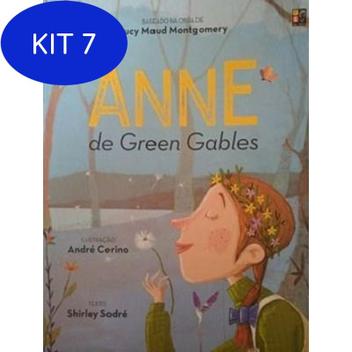 Kit 7 Livro Anne De Green Gables (Lateral Azul) - Pe Da Letra - Livros ...