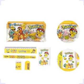 Kit 7pc Escolar Infantil Pokemon Pikachu Volta As Aulas - HDL ...