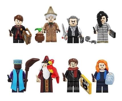Kit 8 Bonecos Top Blocos De Montar Franquia Harry Potter - Mega Block ...