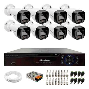 Kit 8 Câmeras Intelbras VHD 1220 B G7 Full Color Bullet Full HD 1080p ...
