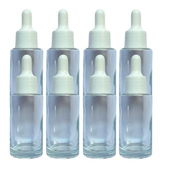 Kit 8 Conta Gotas De Vidro Transparente Resistente 30ml - Genérica ...