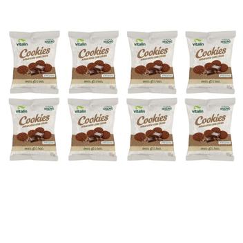 Kit 8 cookies amaranto com cacau sem gluten vitalin 90g - Cookies ...